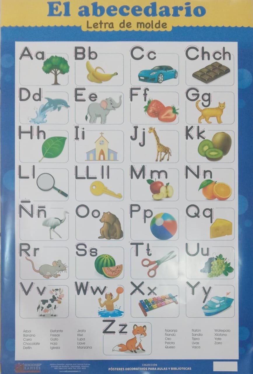 El Abecedario Letra Molde